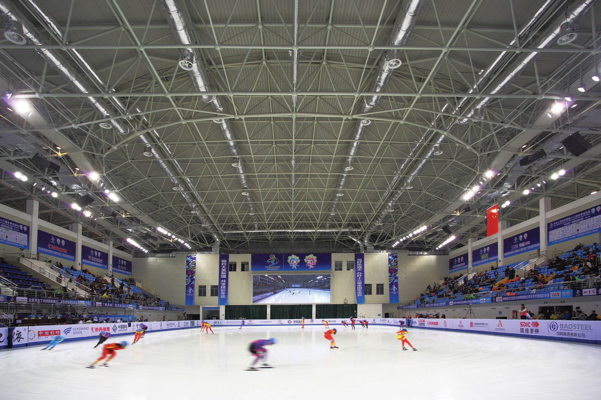 Gallery of Ice Sports Center of the 13th China National Winter Games ...