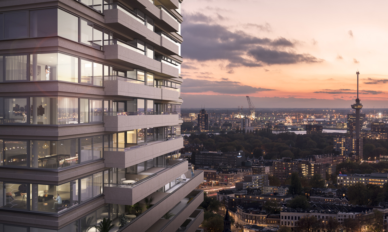 Gallery of Rotterdam's Skyline to Reach New Heights with 150 Meter ...