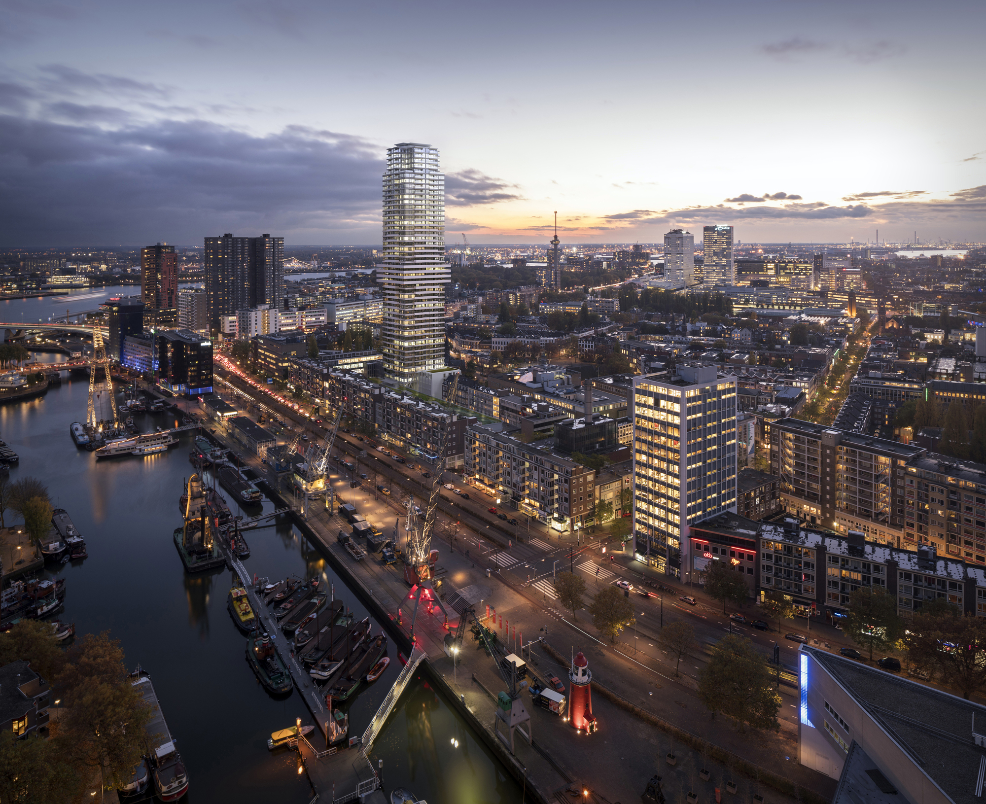 Gallery of Rotterdam's Skyline to Reach New Heights with 150 Meter ...