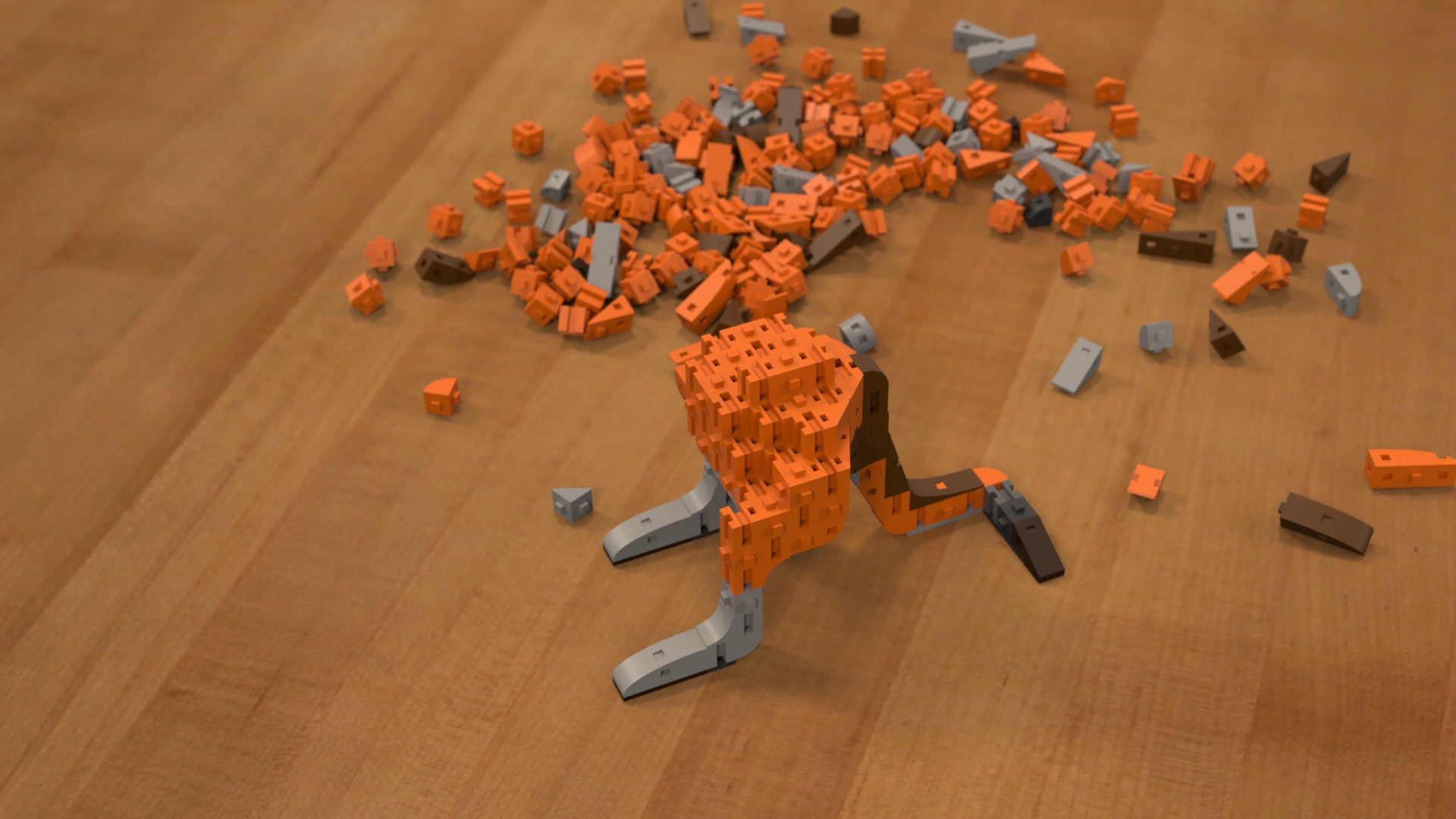 Gallery of New Digital-Physical Building Block System Aims to Make 3D ...