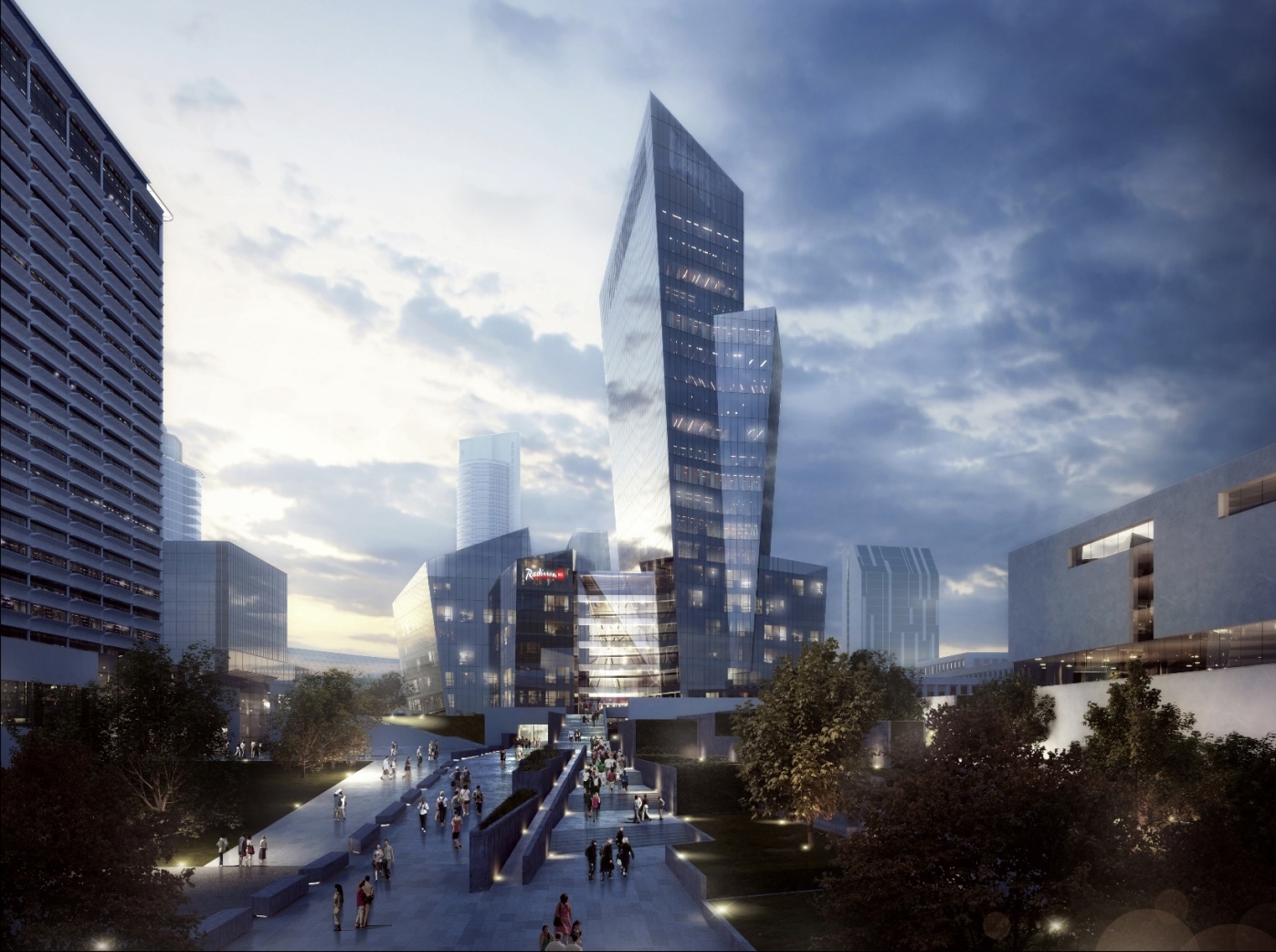 New Renderings Revealed of Studio Libeskind's Mixed-Use Complex in ...