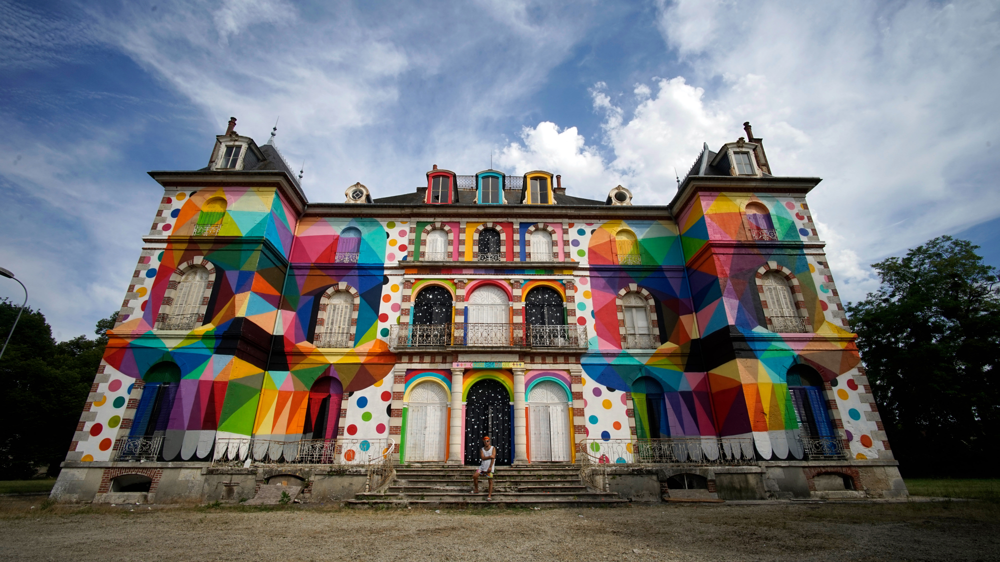 Gallery of Artist Brings Striking Pop Surrealism To An Abandoned French ...