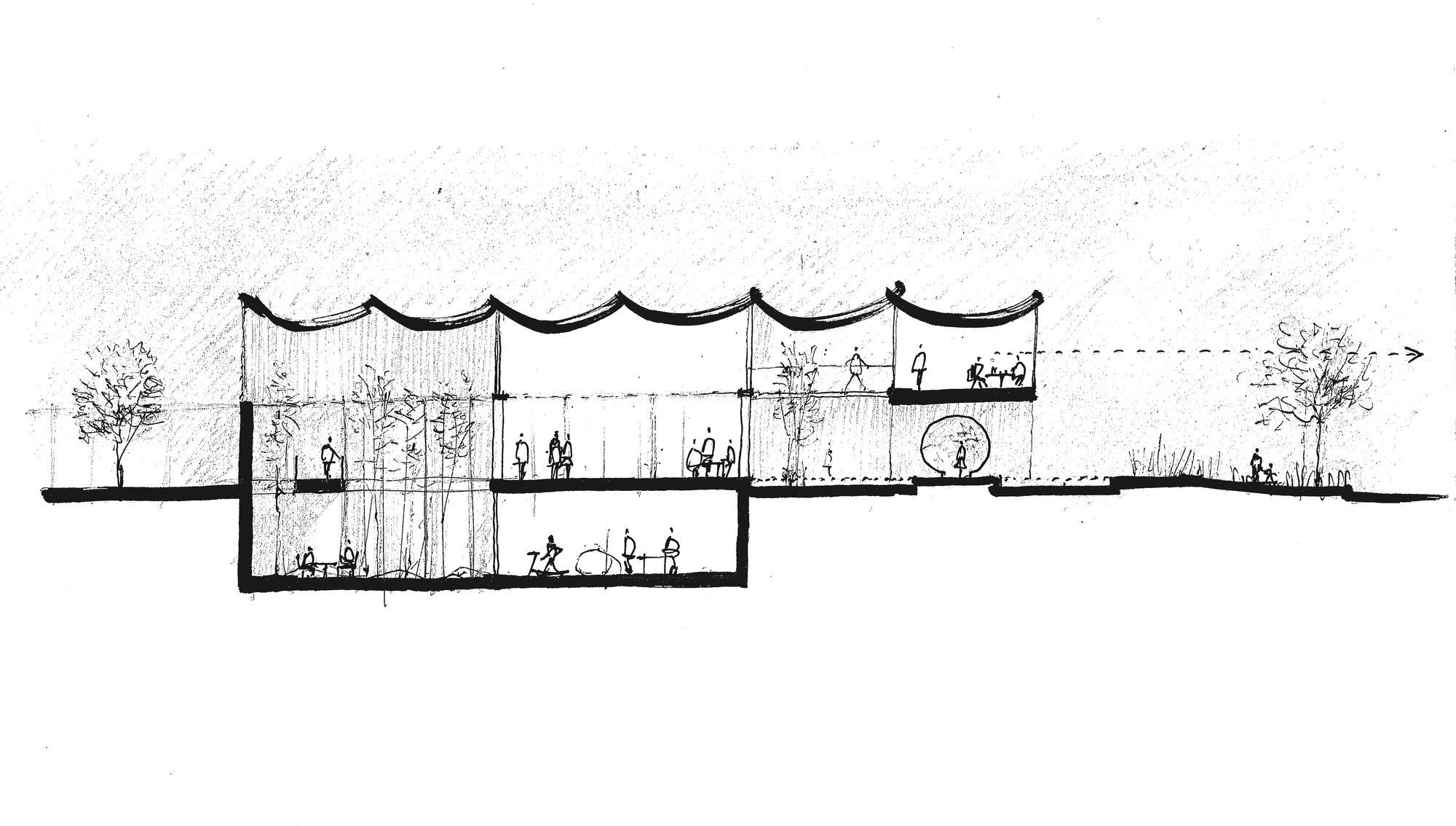 Gallery of Dongyuan Qianxun Community Center / Scenic Architecture ...