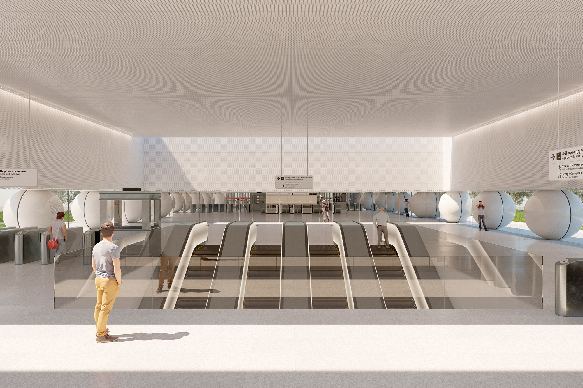 Gallery of AI-Architects' Competition-Winning Moscow Metro Station ...