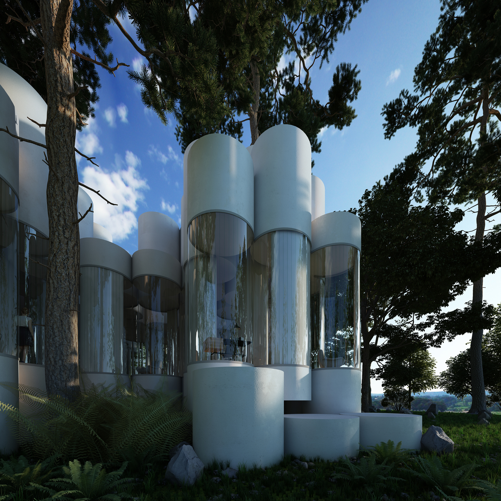 Gallery of House Cylinder / Town and Concrete - 3