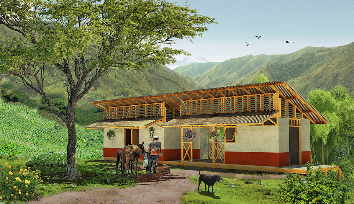 Gallery of Architectural System for Rural Social Interest Housing ...