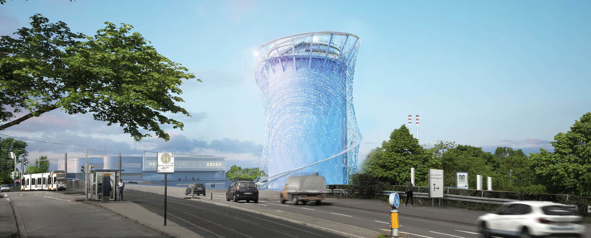 Gallery of LAVA Breaks Ground on Sculptural Energy Tower in Germany - 1
