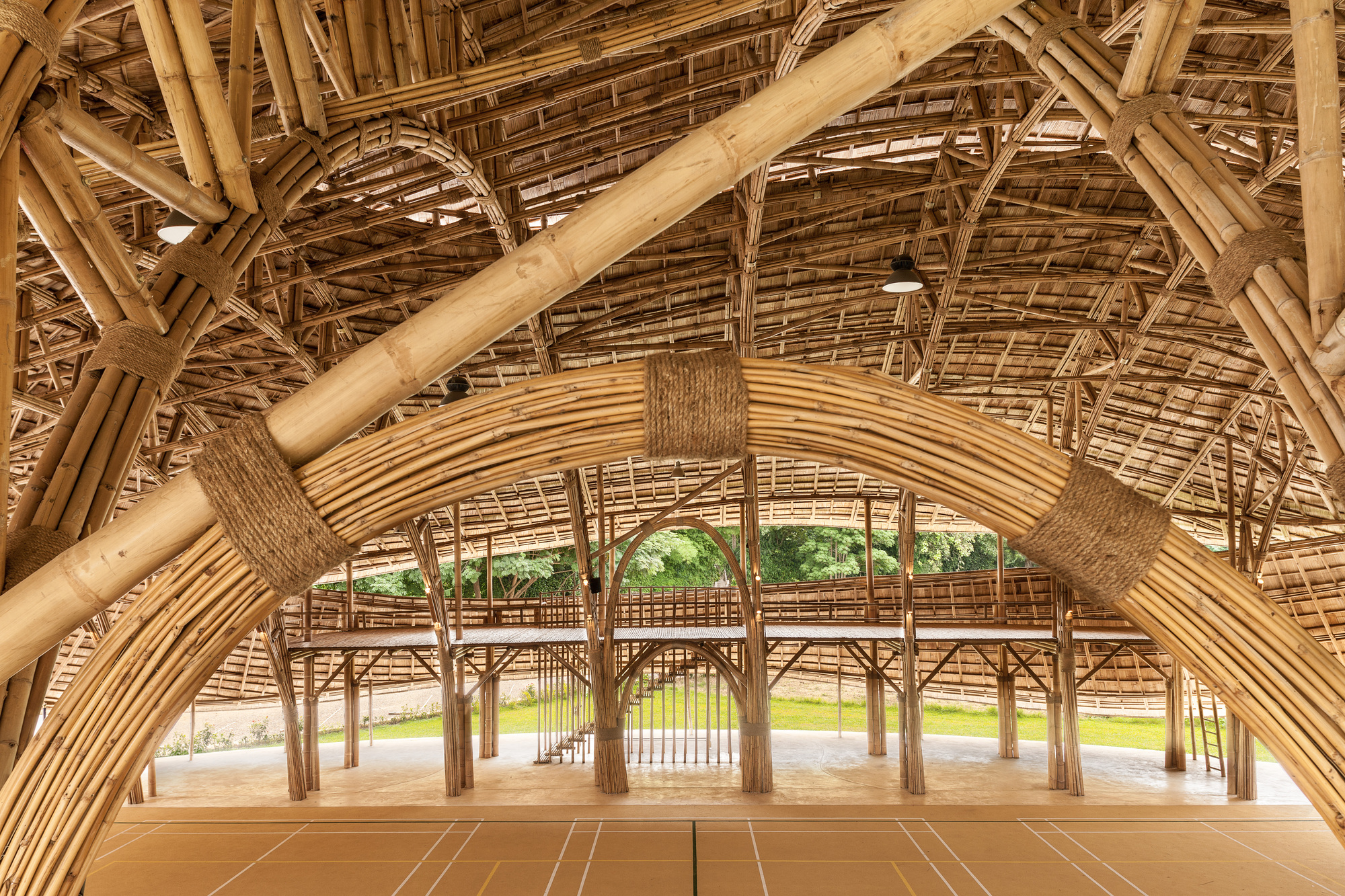 Gallery of Bamboo Sports Hall for Panyaden International School ...