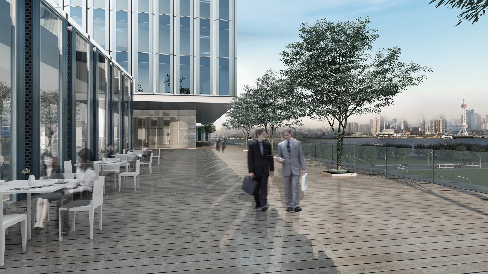 Gallery of gmp Architekten Designs Glass Tower Headquarters for China ...