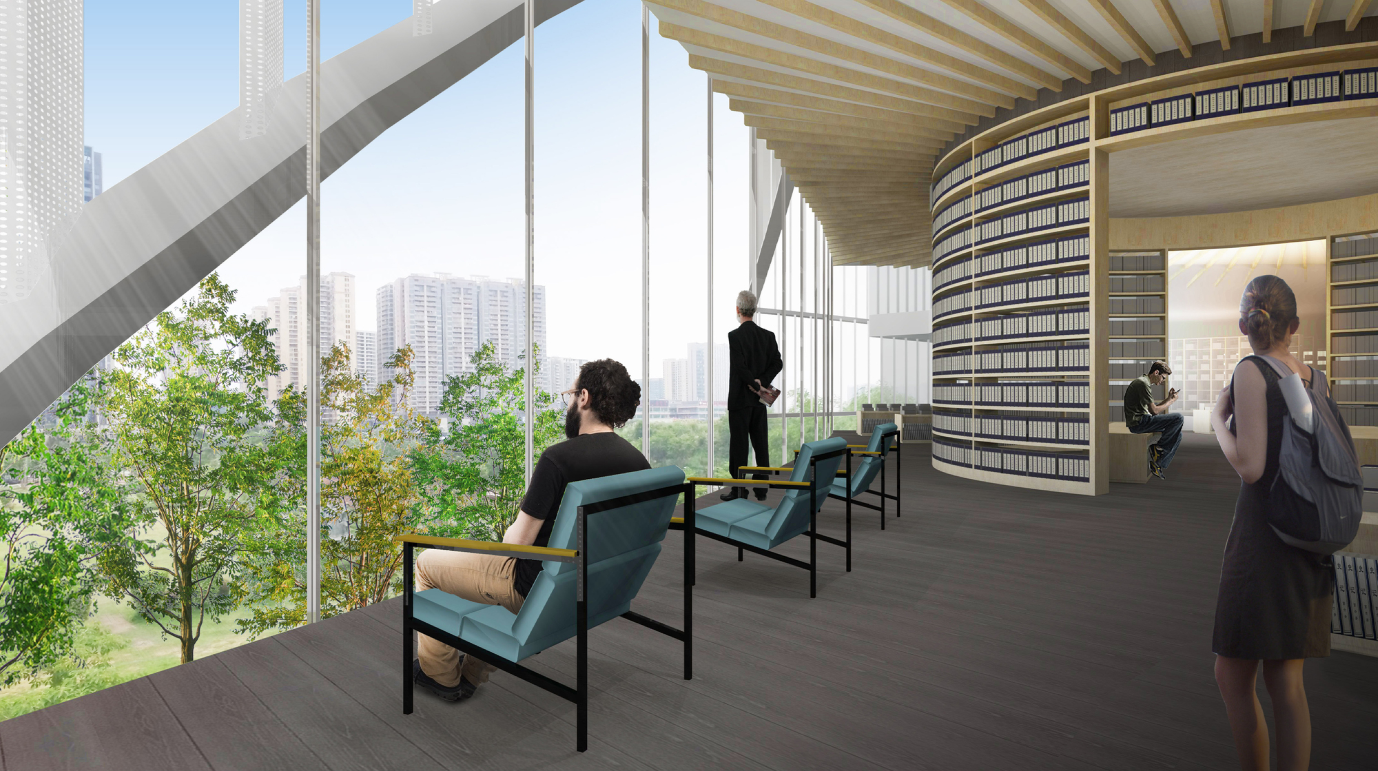 Gallery of Atelier Global Wins Competition to Design 'Book City' in ...