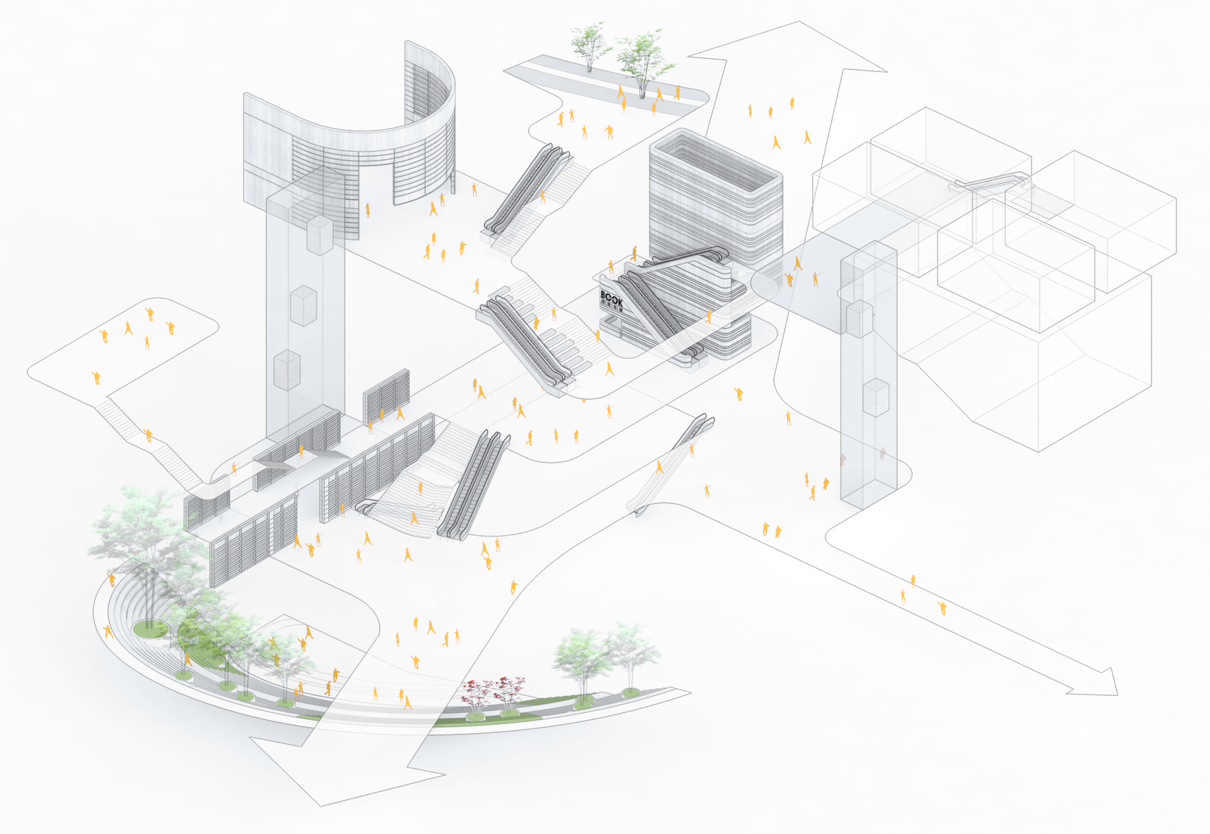 Gallery of Atelier Global Wins Competition to Design 'Book City' in ...