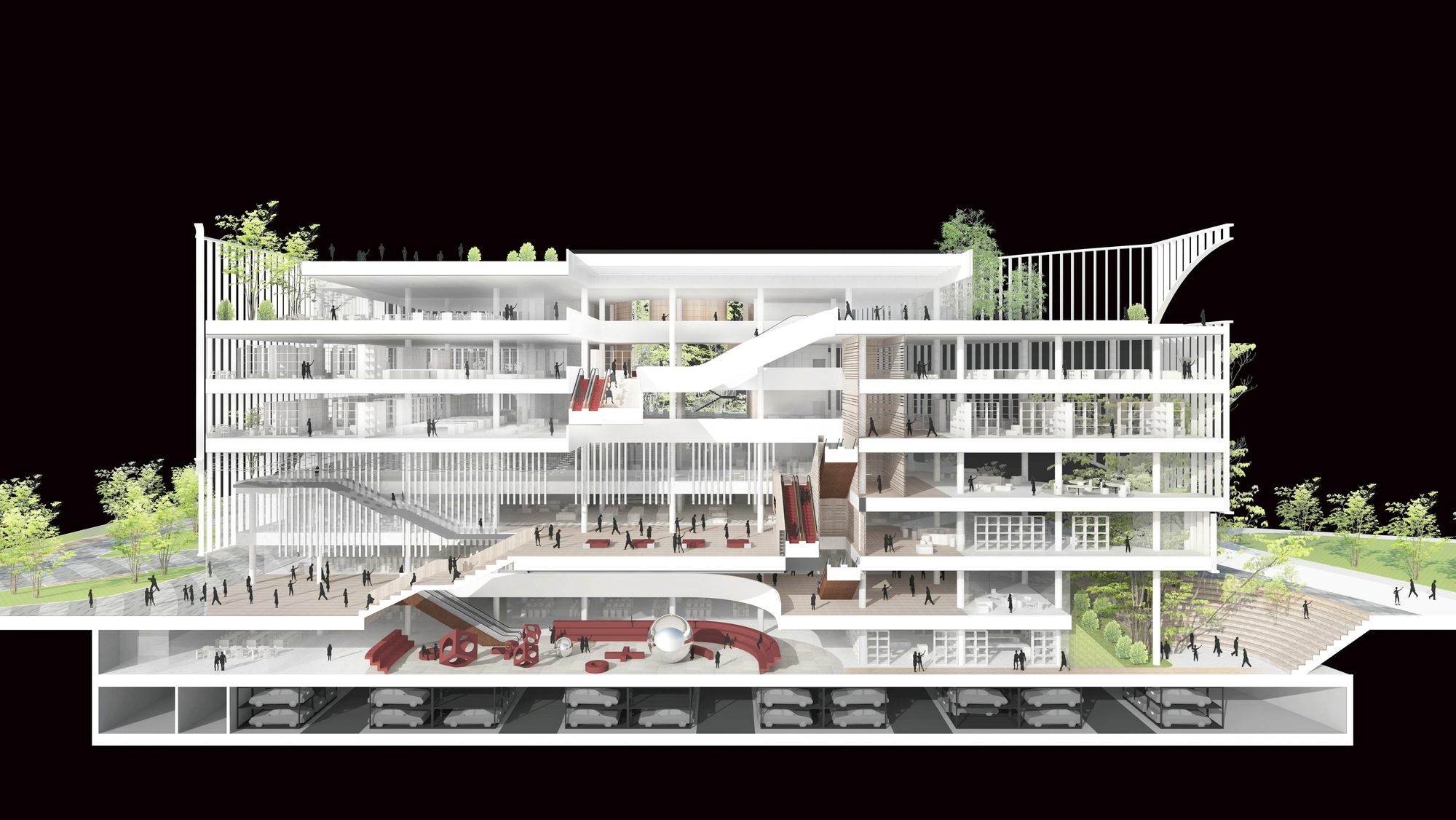 Gallery of Atelier Global Wins Competition to Design 'Book City' in ...