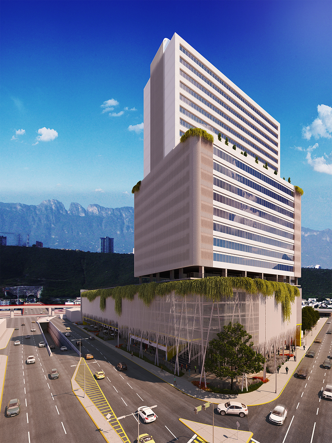 Gallery of 25-Story, Trellised, Mixed Use Development to Improve ...