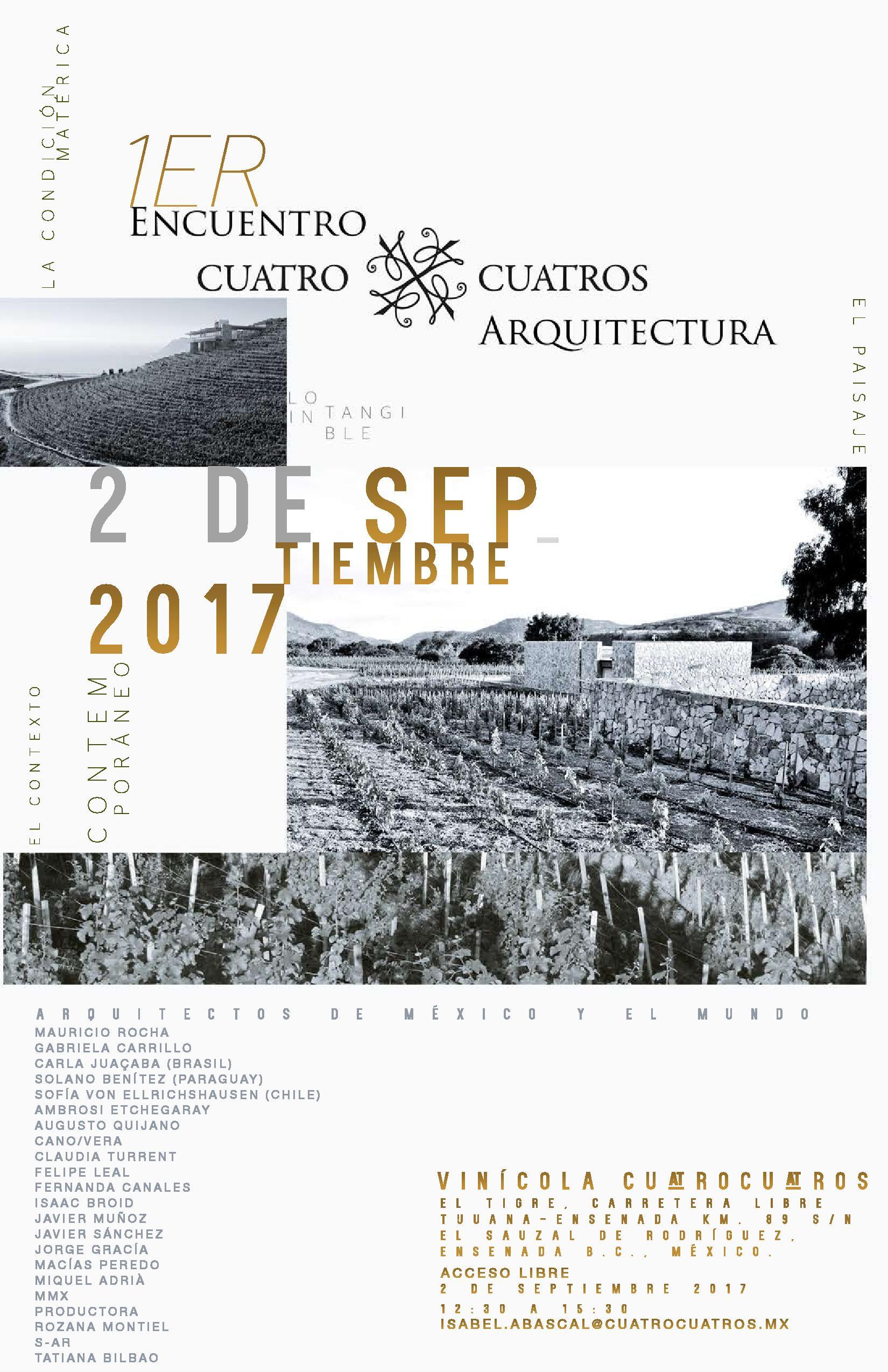 Primer Encuentro Cuatro Cuatros Arquitectura | ArchDaily México
