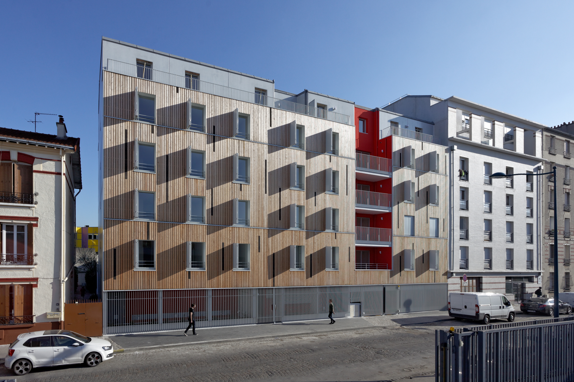 Gallery of Apartment Building in Pantin / Benjamin Fleury Architecte ...