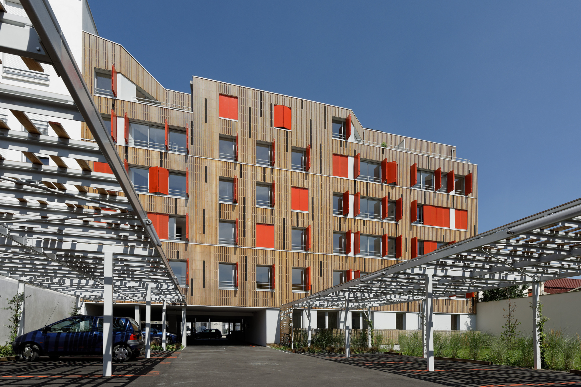 Gallery of Apartment Building in Pantin / Benjamin Fleury Architecte ...