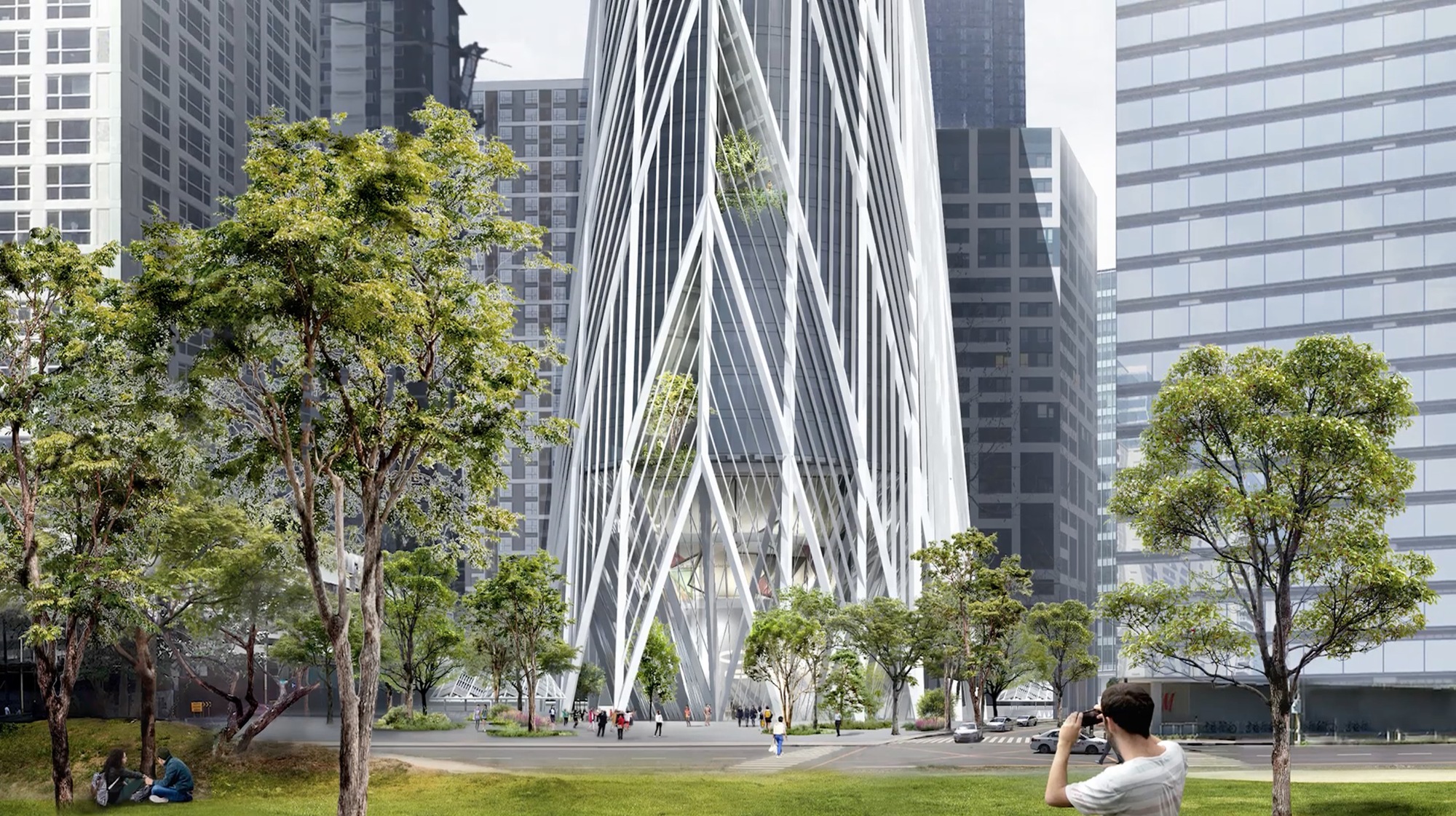 Gallery of Henning Larsen Architects Reveals Dramatic "ICONE" Tower for ...