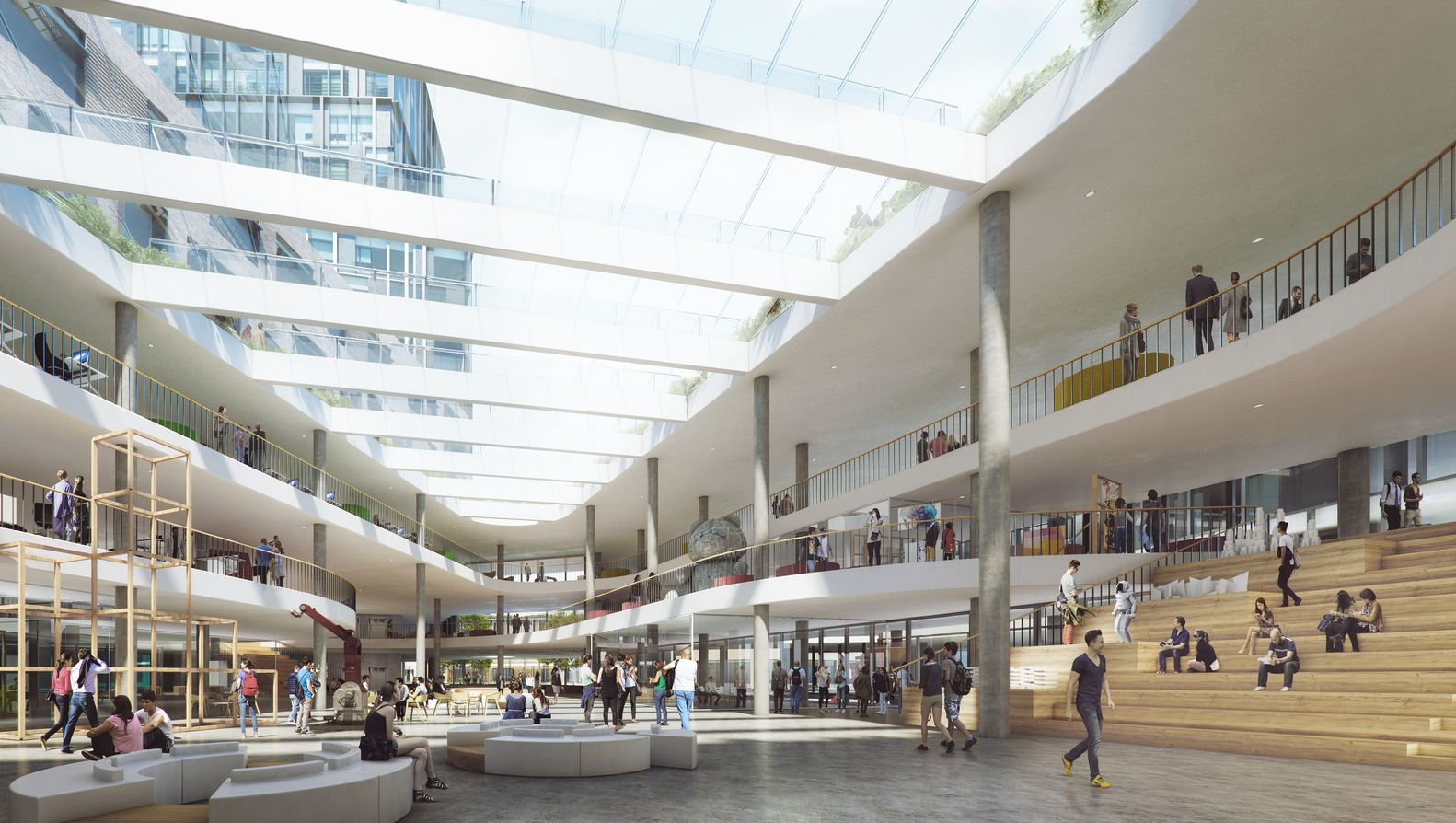 Gallery of C. F. Møller’s Competition Winning design for VIA University ...