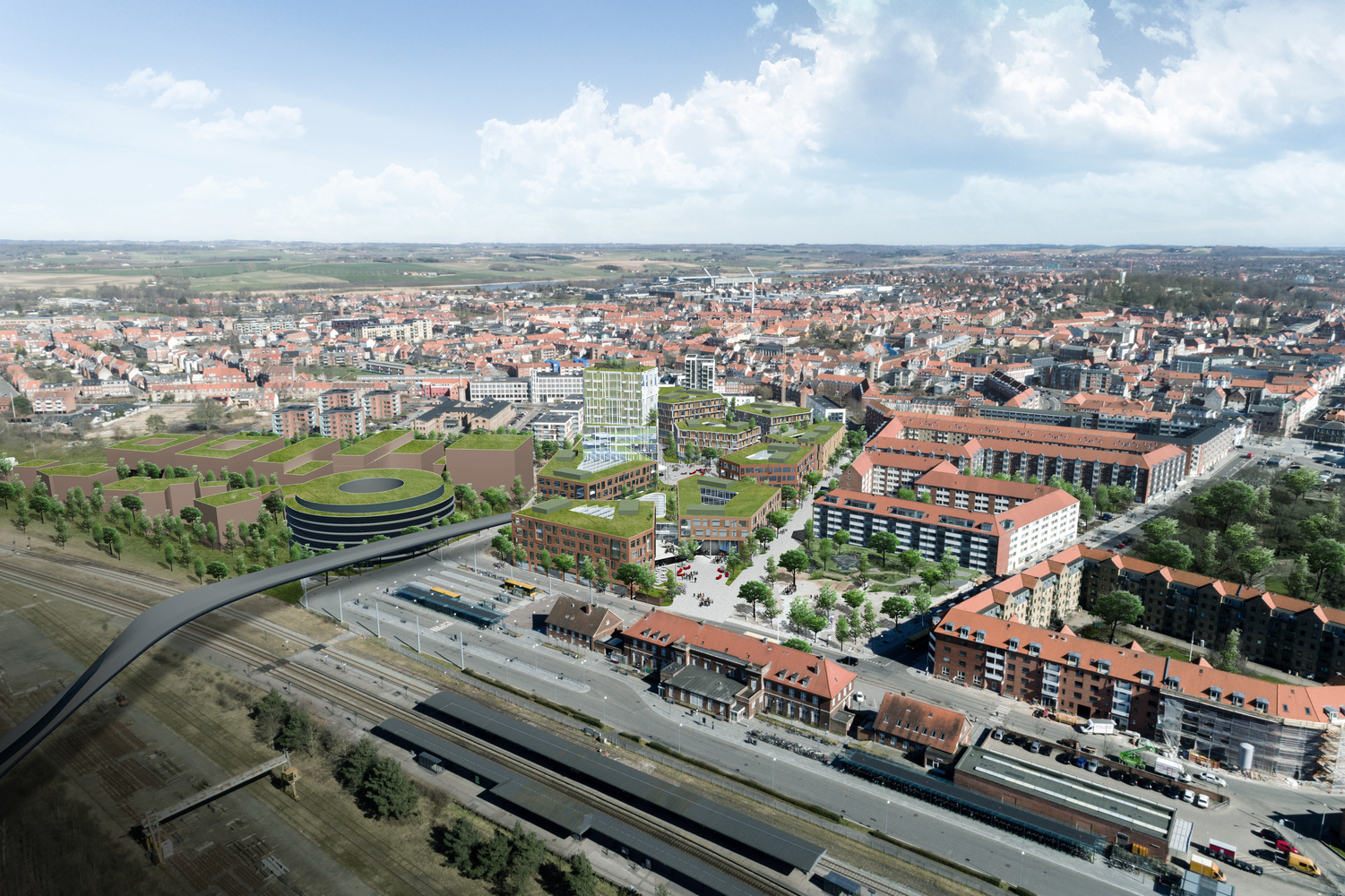 Gallery of C. F. Møller’s Competition Winning design for VIA University ...