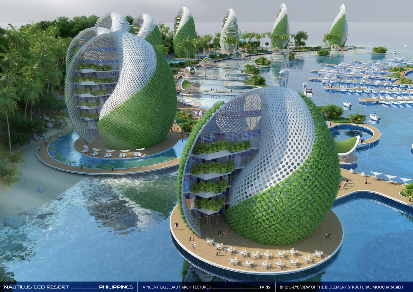 Gallery of Vincent Callebaut Envisions Shell-Inspired Eco-Tourism ...