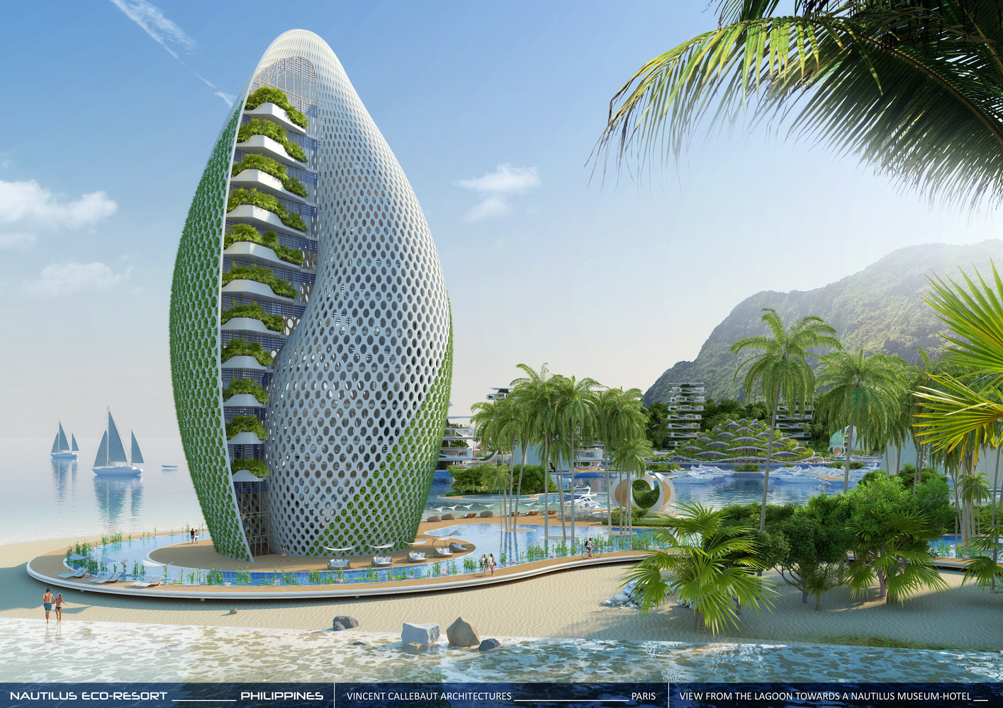 Gallery Of Vincent Callebaut Envisions Shell Inspired Eco Tourism