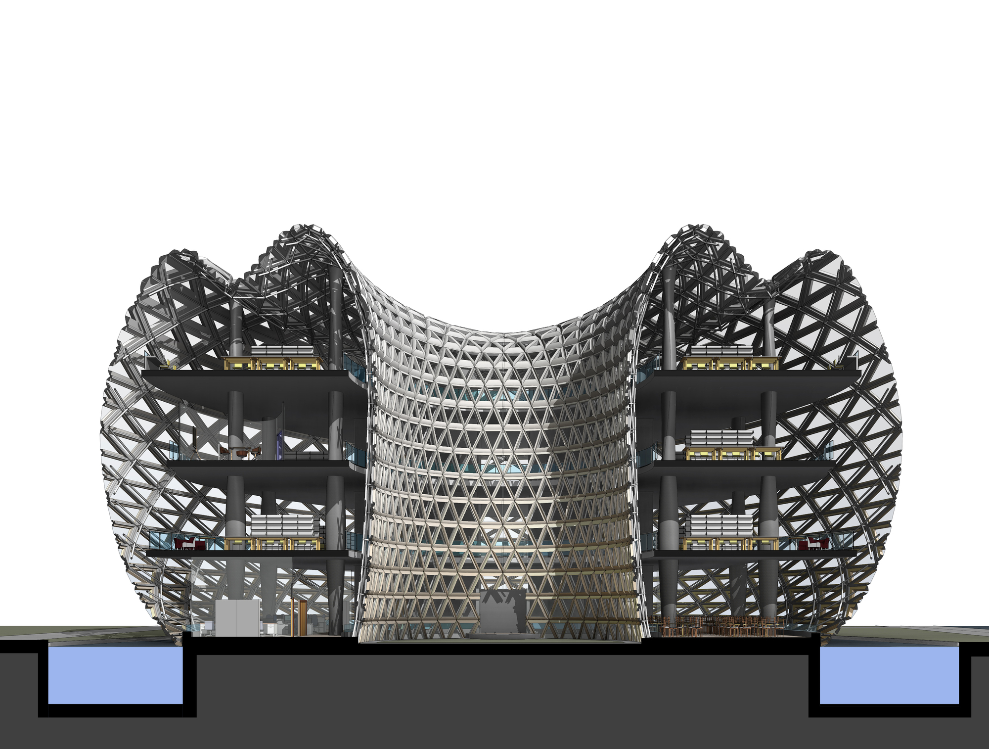 Gallery of Competition Entry Imagines Dynamic Library Design for London ...