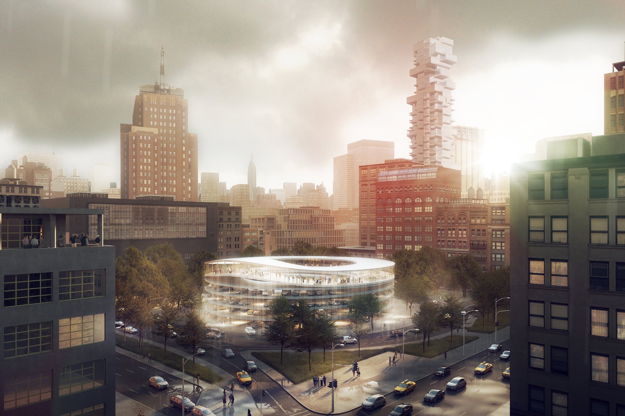 Gallery of All-In-One Structure Solves Flooding, Parking and the Lack ...