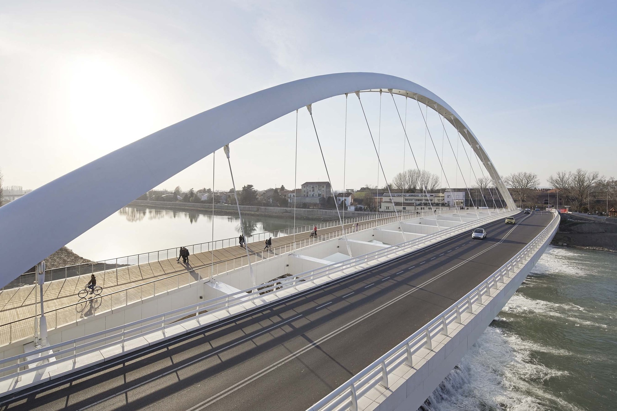 Cittadella Bridge / Richard Meier & Partners | ArchDaily
