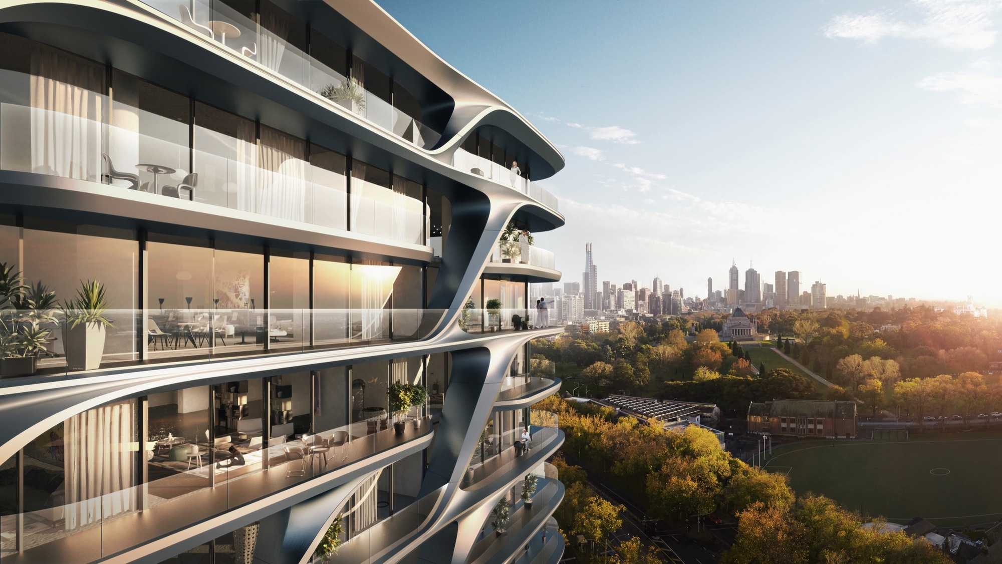 Gallery of Zaha Hadid Architects Reveal Residential Tower in Melbourne ...