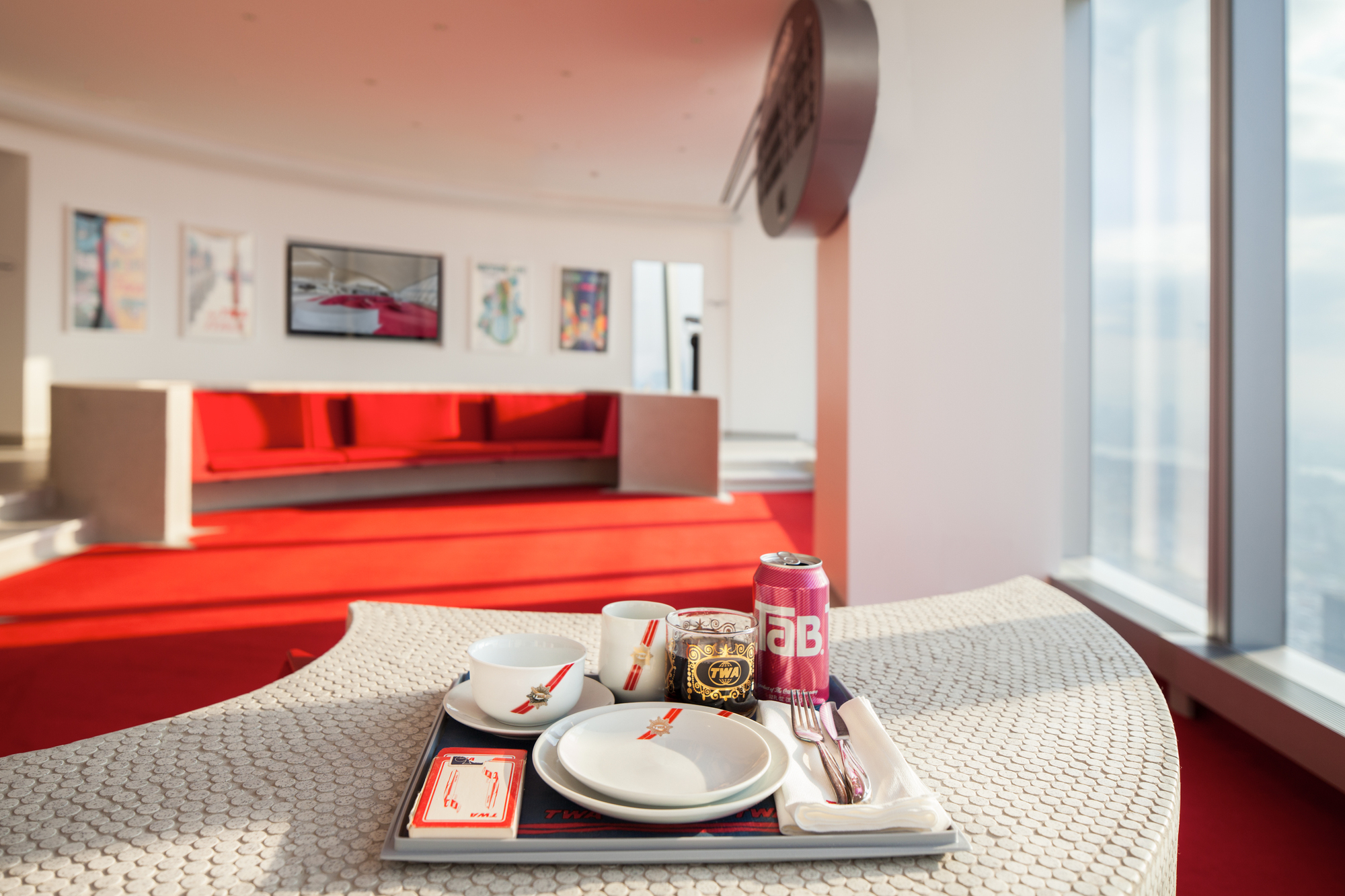 Gallery of New TWA Lounge Opens as Construction Moves Forward on Hotel ...