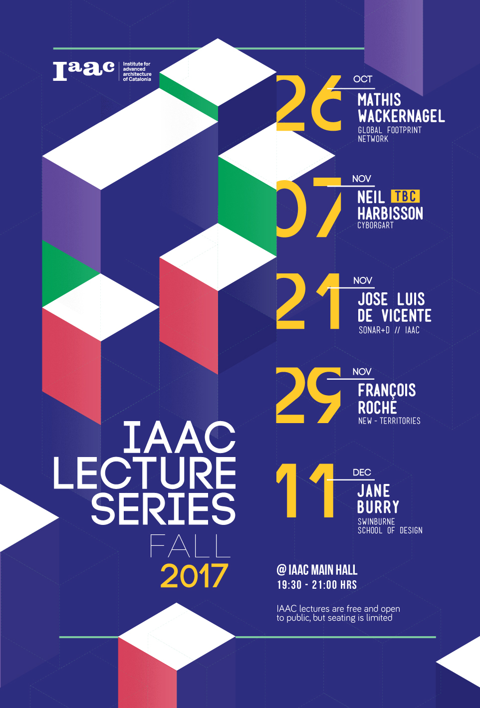 Conoce las lecturas del IAAC Fall Lecture Series 2017/18 | ArchDaily en Español