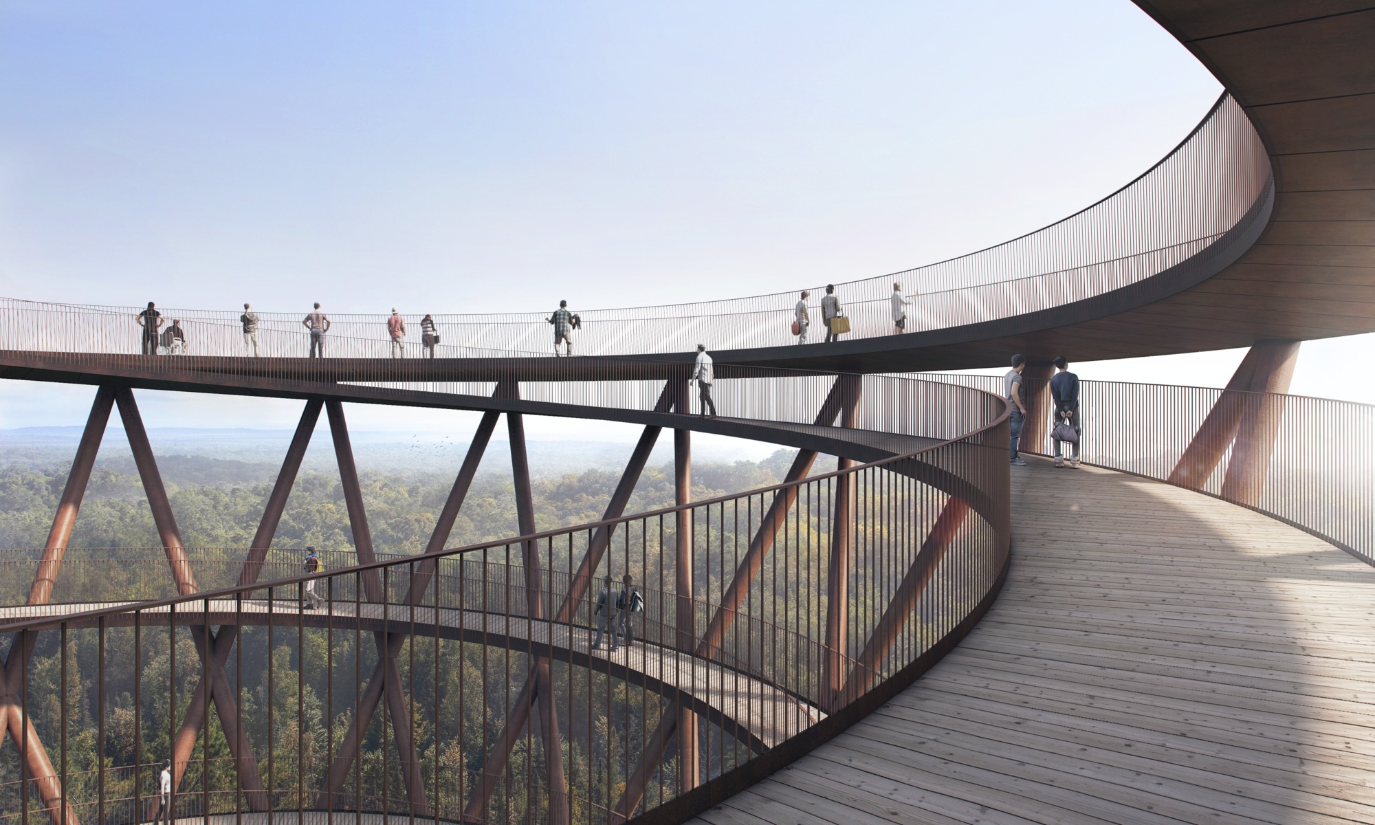 Gallery of EFFEKT's Spiraling Observation Tower Will Take Visitors 45 ...