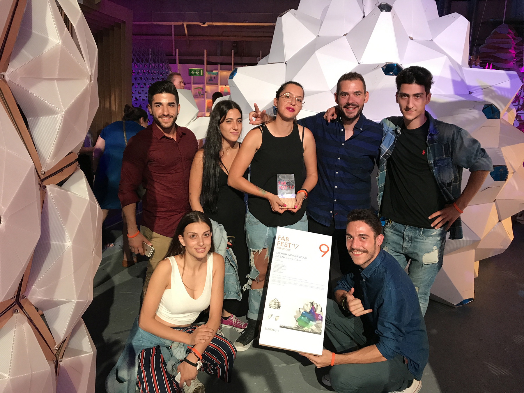 Gallery of Cardboard Pavilion "Get High Without Drugs" Wins FAB FEST ...