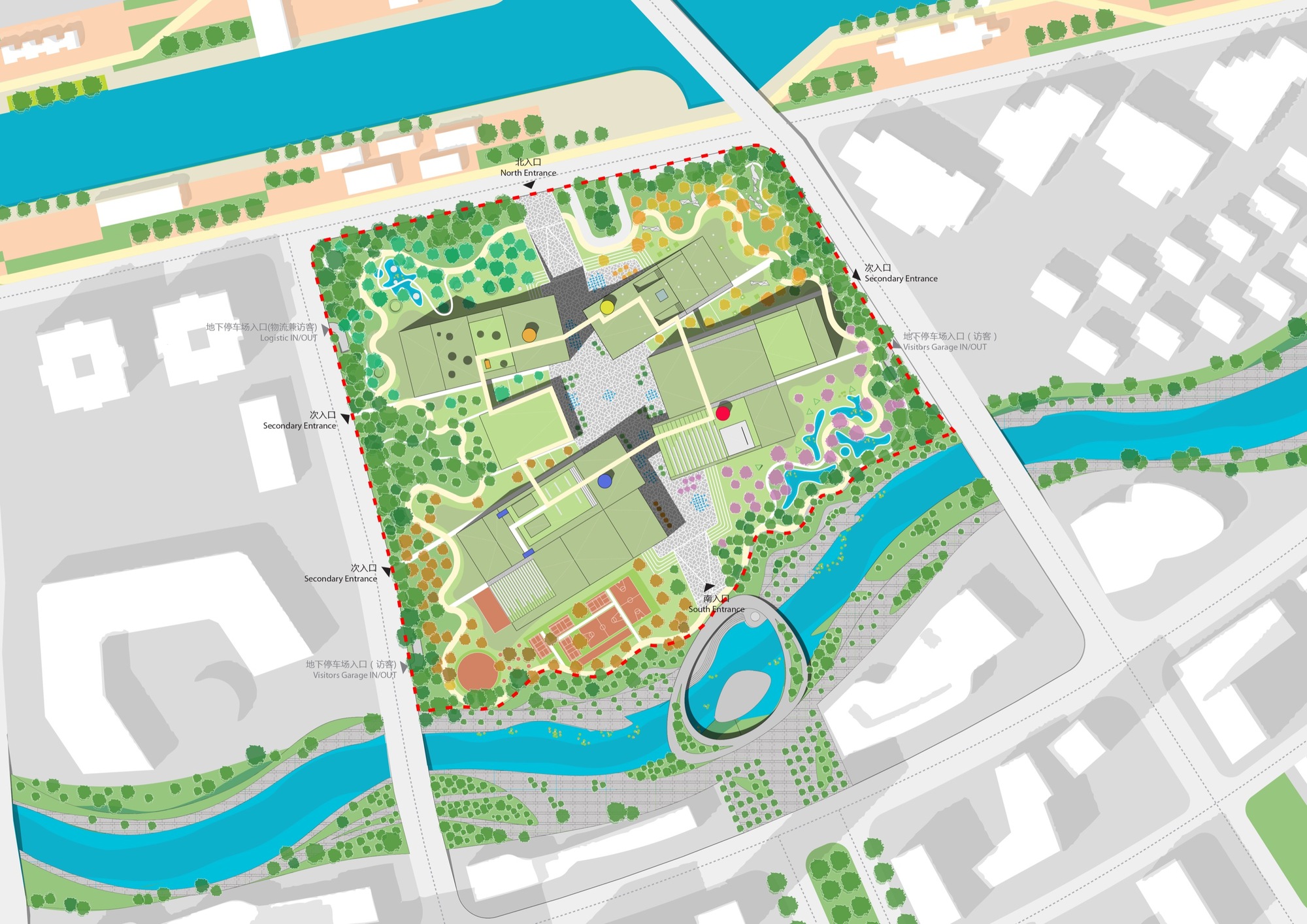 Gallery of MVRDV Create Park-Topped Community Center for Shanghai ...