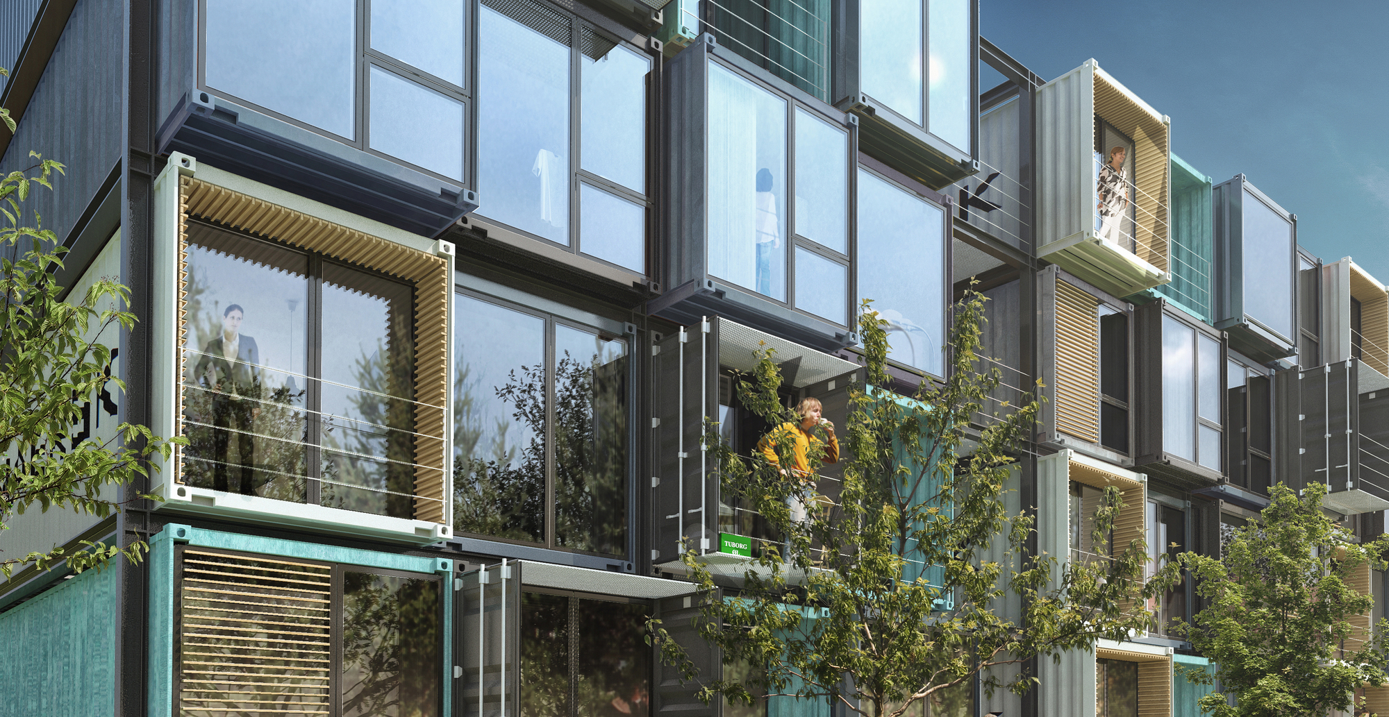 Gallery of Arkitema Architects Designs 30 Shipping Container Apartments ...