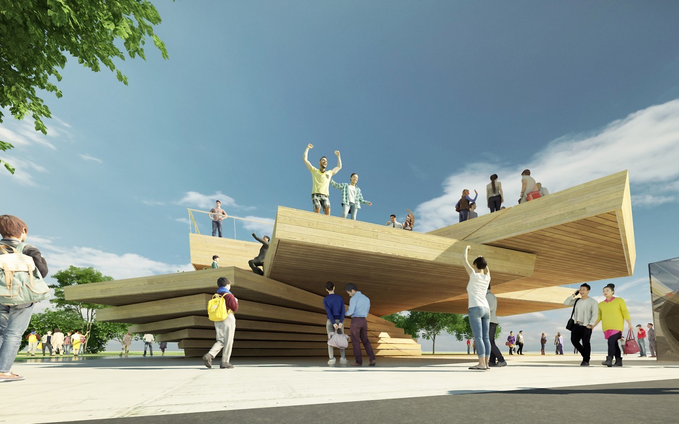 Gallery of 3 Pavilion Designs Shortlisted in Hong Kong Young Architects ...