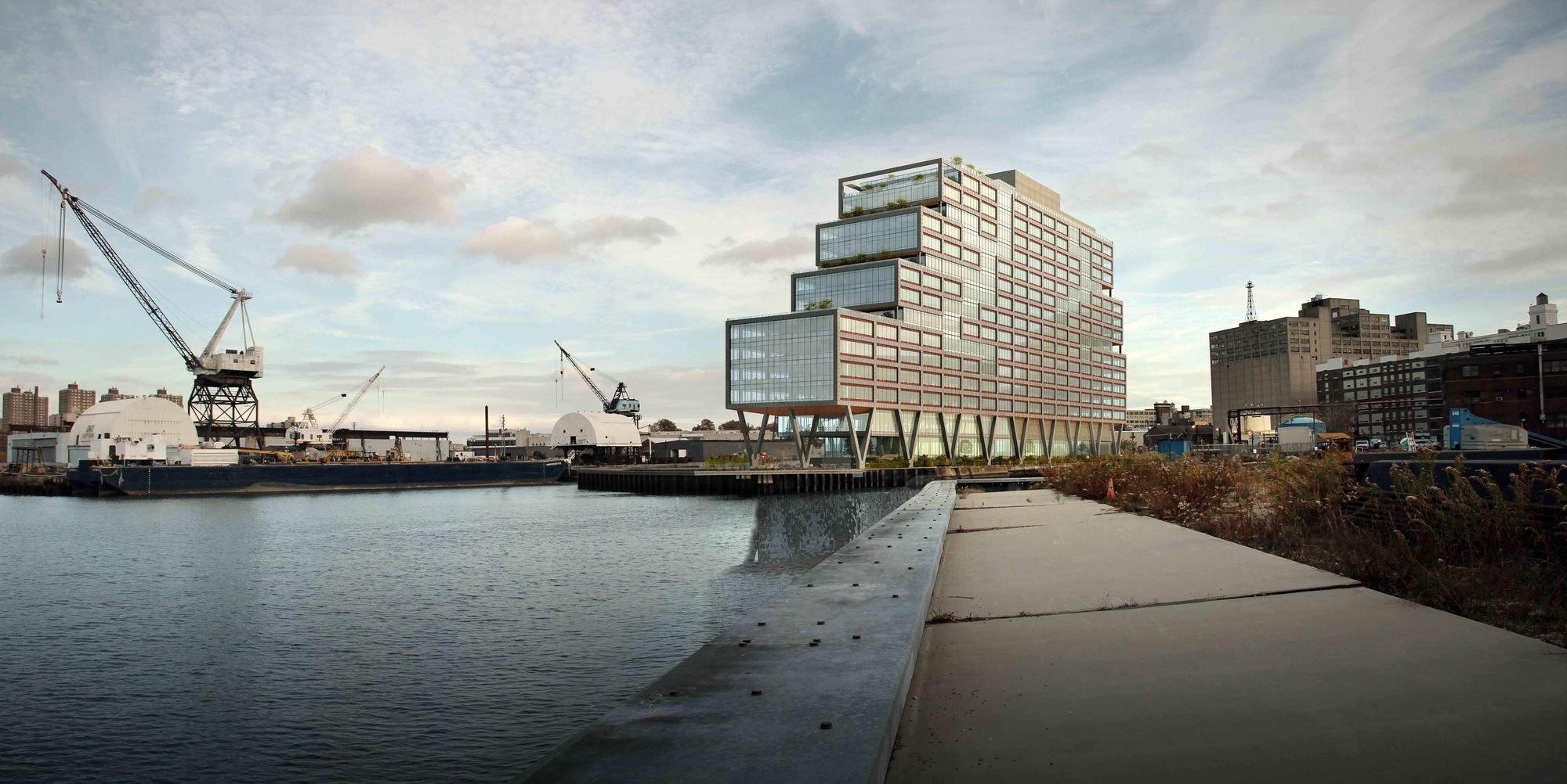 Gallery of S9 Architecture's Dock 72 Tops Out in Brooklyn - 1