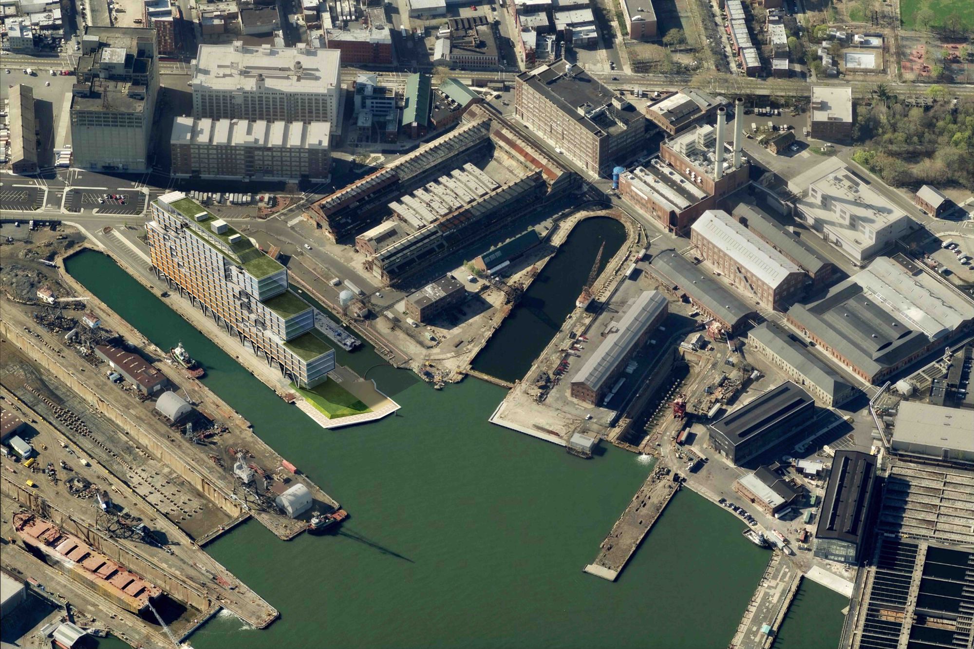 Gallery of S9 Architecture's Dock 72 Tops Out in Brooklyn - 15