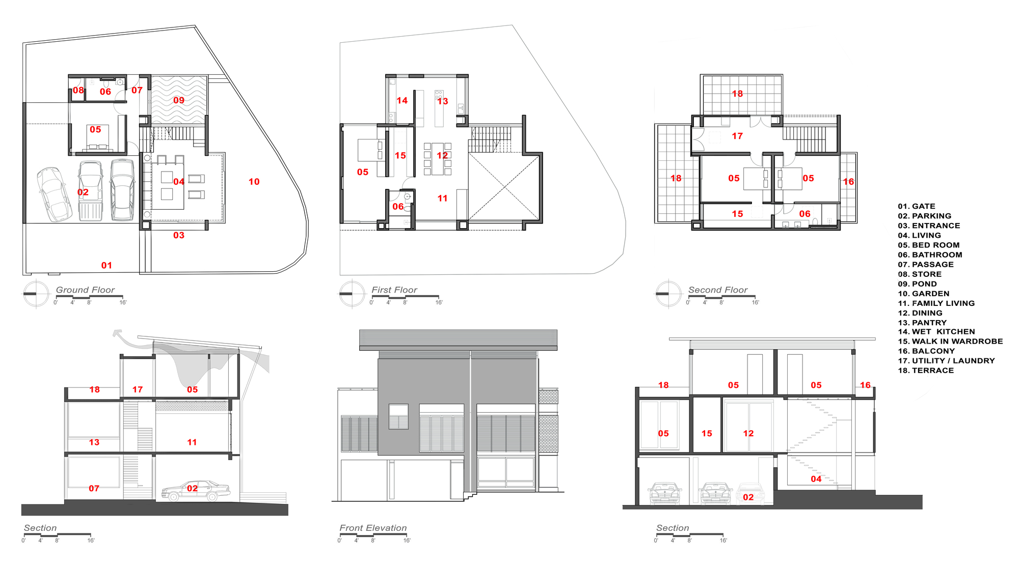 Gallery of Robust Extents House / ICONCAST - 17