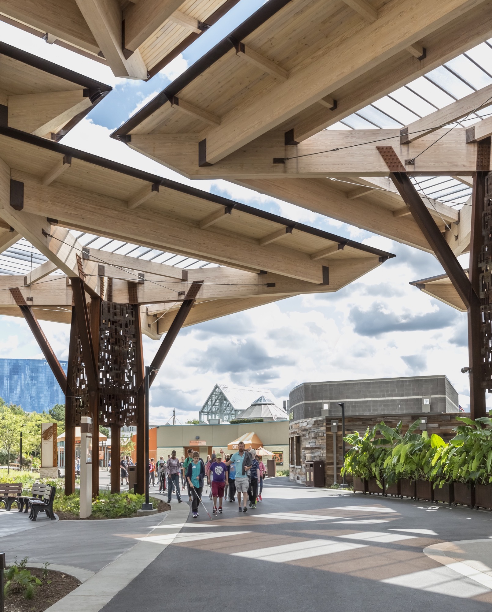 Gallery of Indianapolis Zoo Bicentennial Pavilion and Promenade / RATIO ...