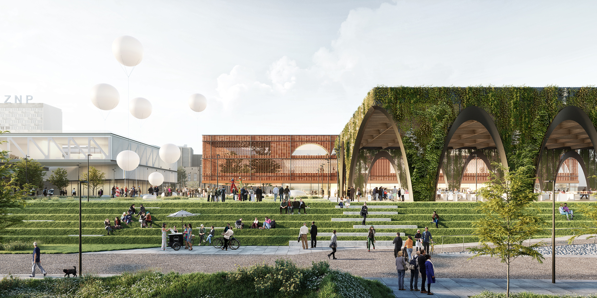 Gallery of Warsaw Selects WXCA as Winner for Riverfront Masterplan - 1