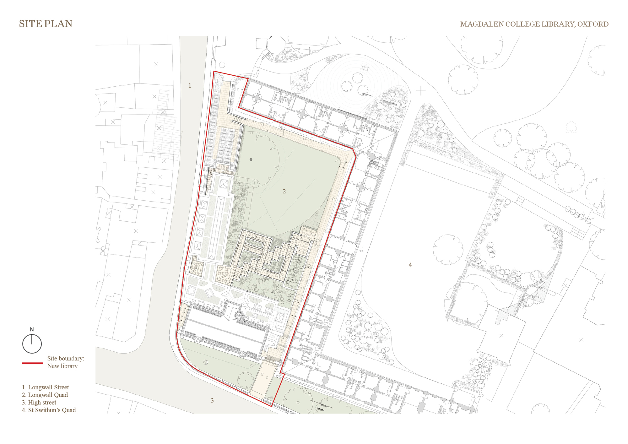 Gallery of Longwall Library - Magdalen College / Wright & Wright ...
