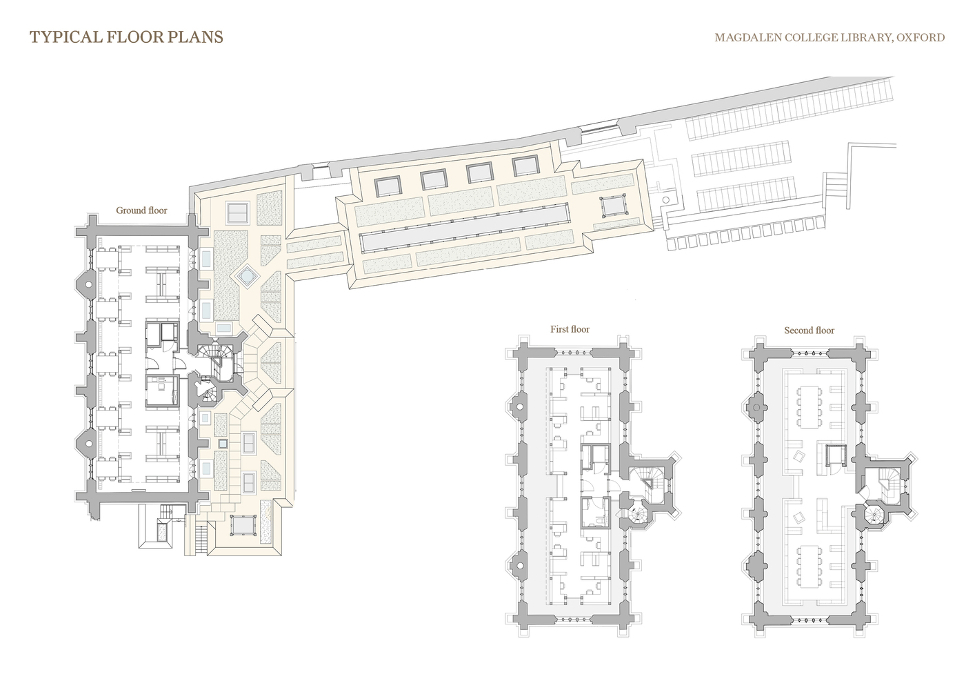 Gallery of Longwall Library - Magdalen College / Wright & Wright ...