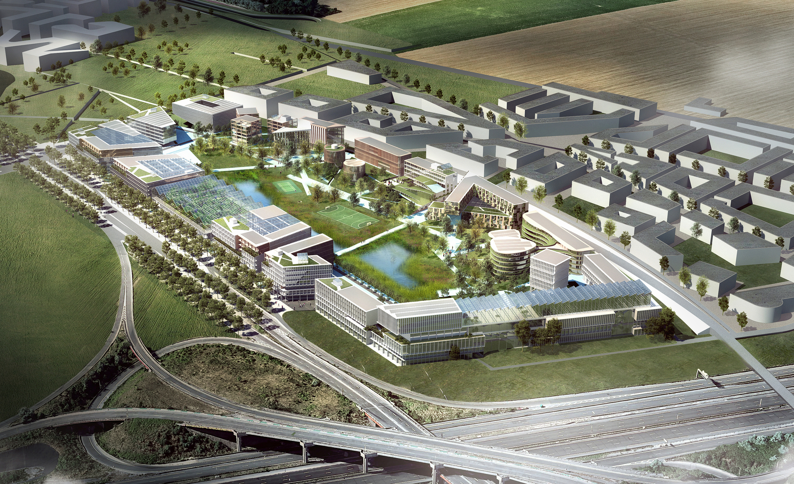 Gallery of Competition-Winning Paris Office Park Design to Reintroduce ...