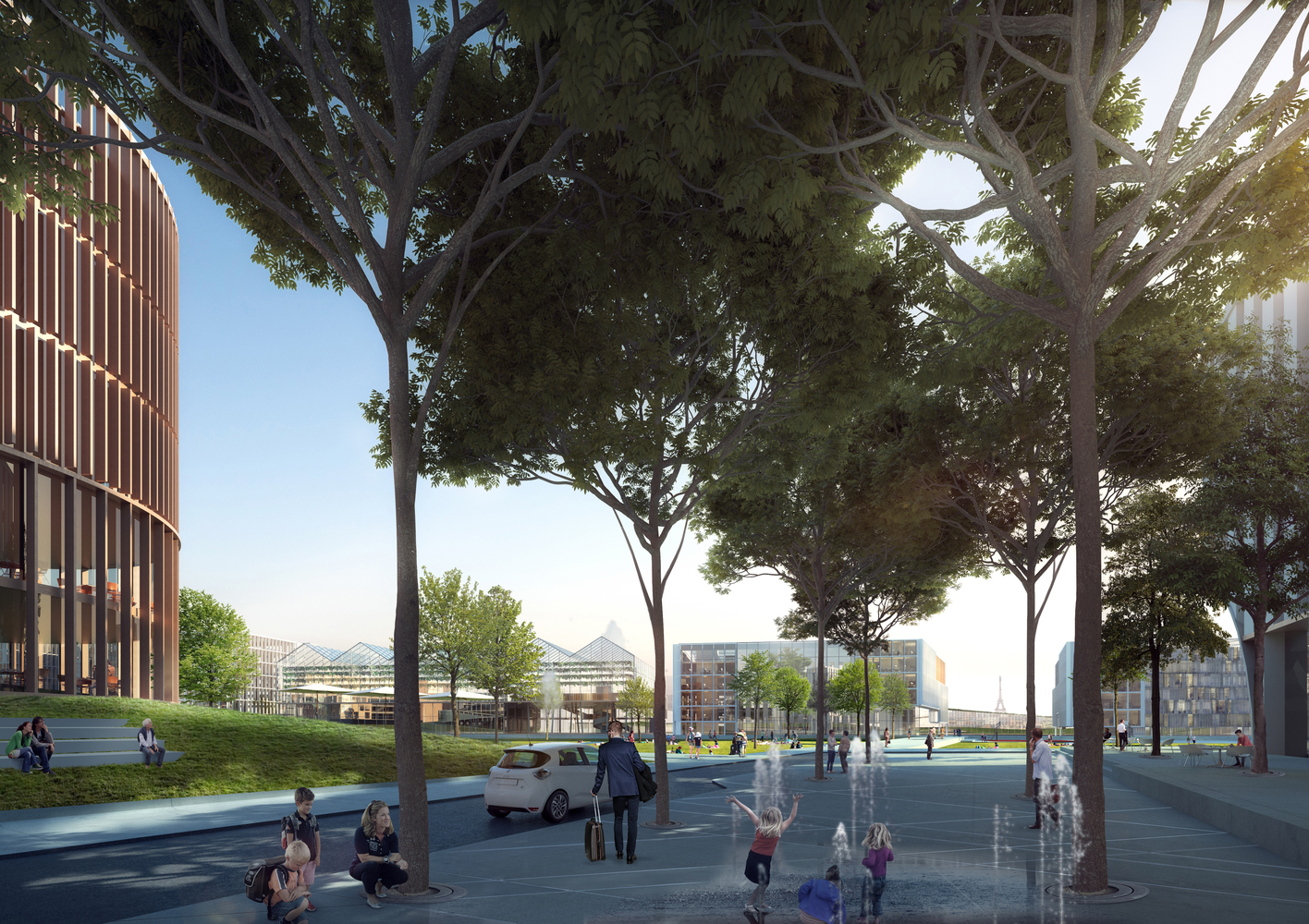 Gallery of Competition-Winning Paris Office Park Design to Reintroduce ...