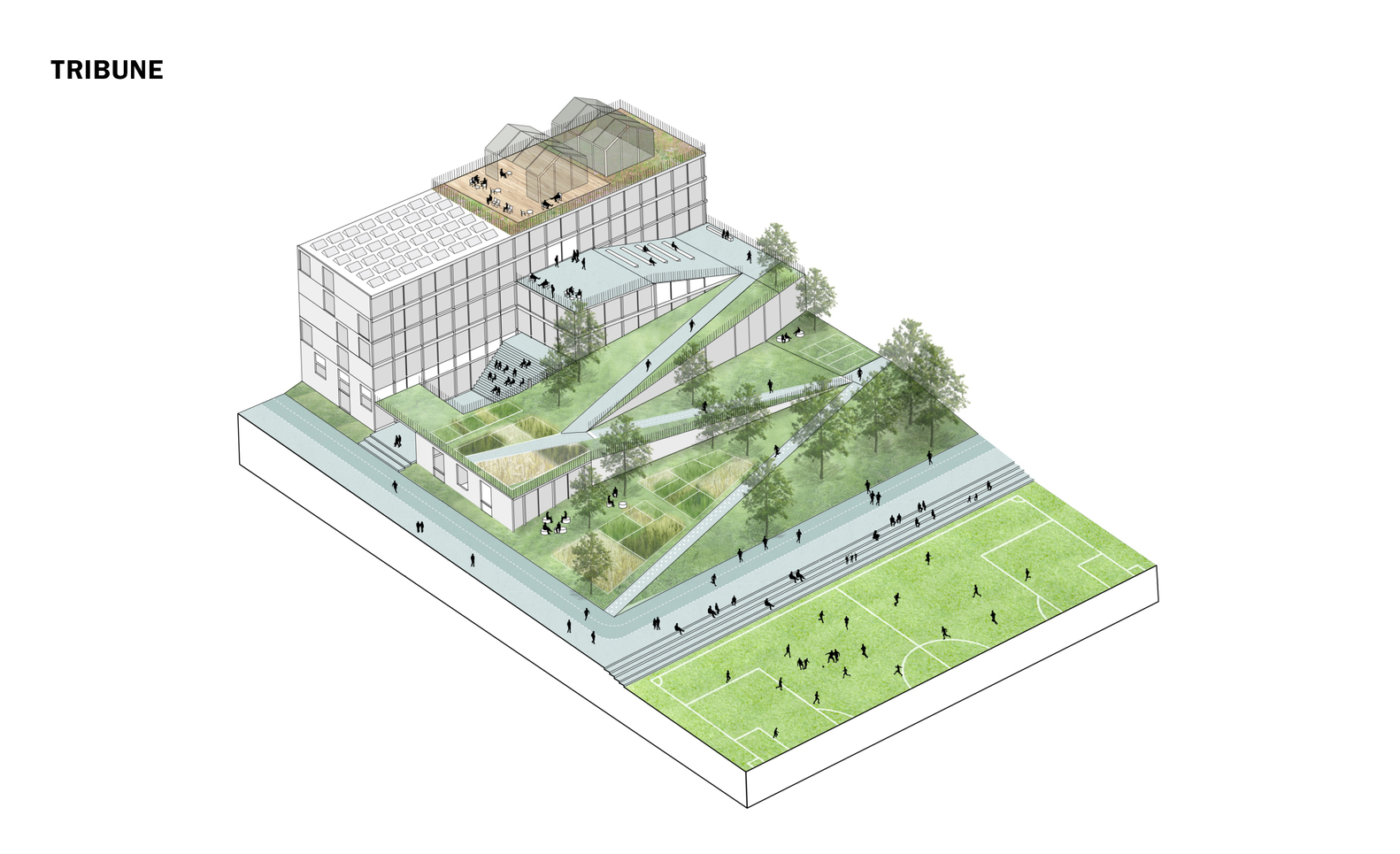 Gallery of Competition-Winning Paris Office Park Design to Reintroduce ...