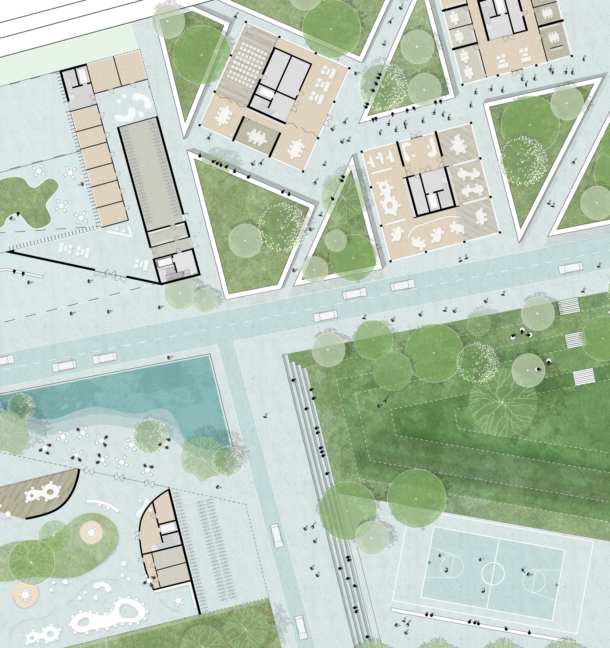 Gallery of Competition-Winning Paris Office Park Design to Reintroduce ...