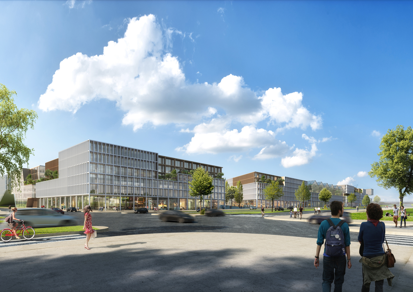 Gallery of Competition-Winning Paris Office Park Design to Reintroduce ...