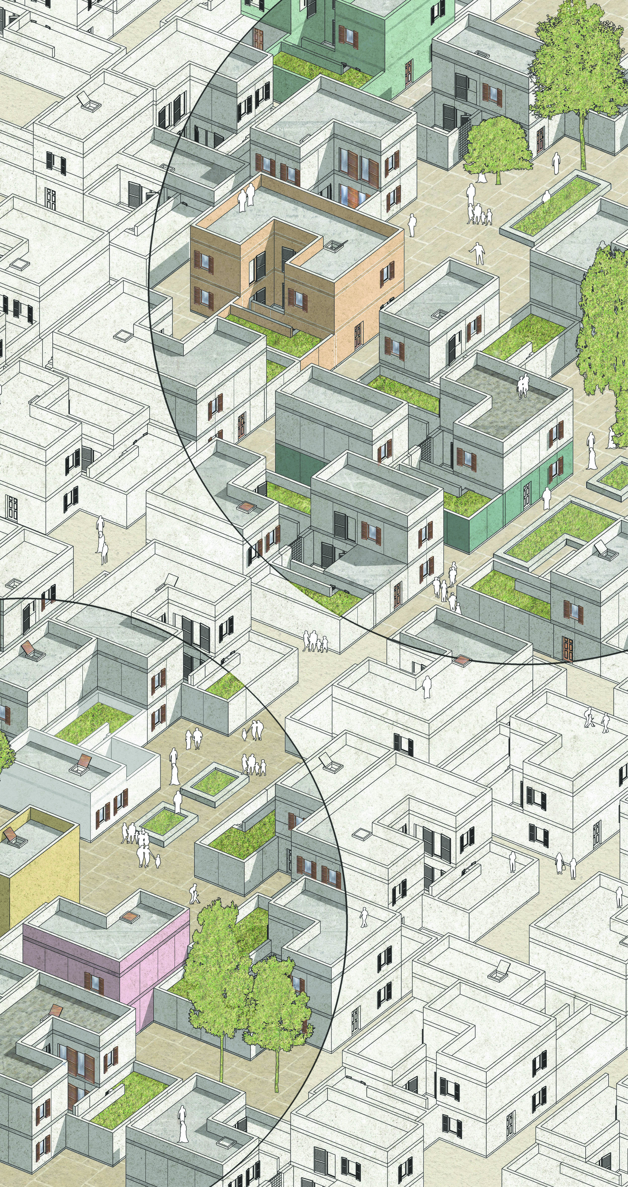Gallery of Winners of the Mosul Housing Competition Address the Housing ...
