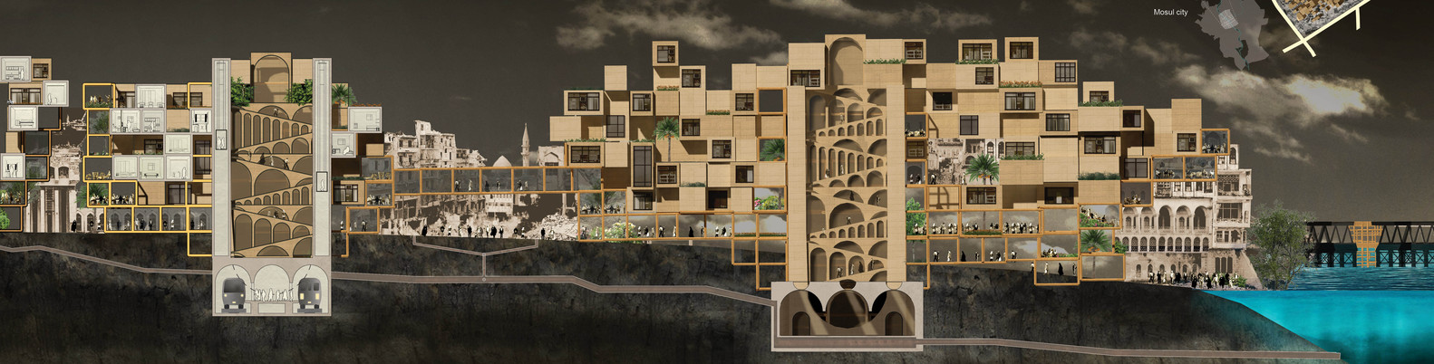 Gallery of Winners of the Mosul Housing Competition Address the Housing ...